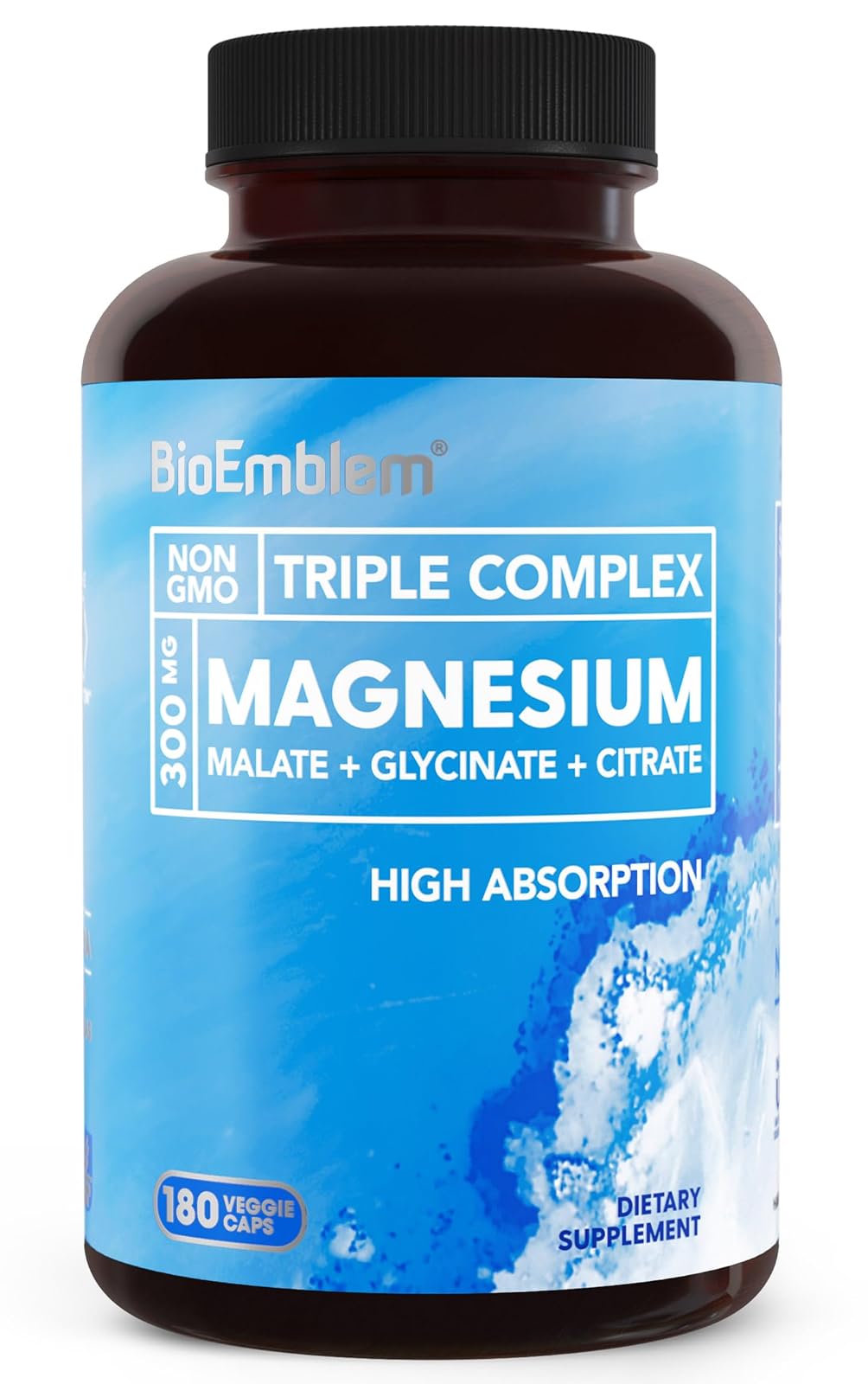 Triple magnesium capsules for better sleep