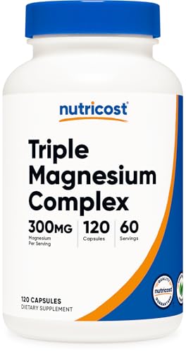 Triple magnesium capsules for muscle support