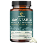 Triple magnesium citrate softgels for relaxation