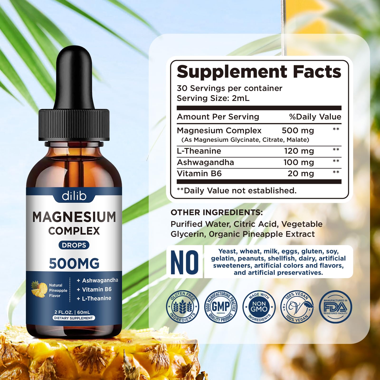 Triple Magnesium Complex for anxiety relief