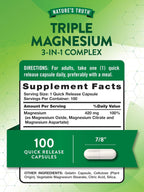 Triple magnesium complex for muscle health