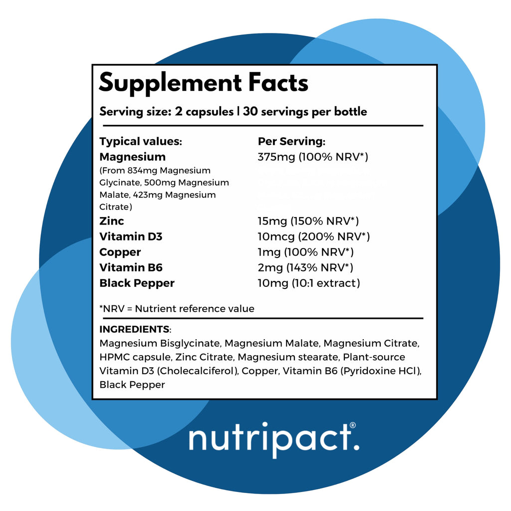 Triple Magnesium Complex for overall vitality