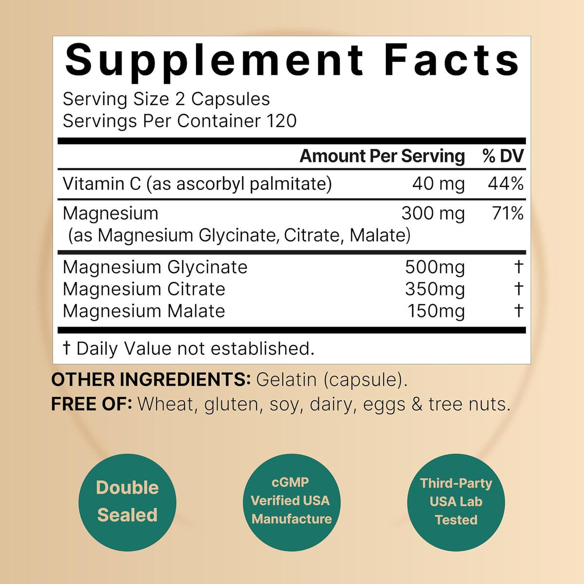 triple magnesium complex for relaxation