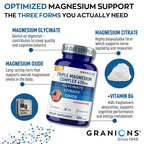 Triple magnesium complex for relaxation