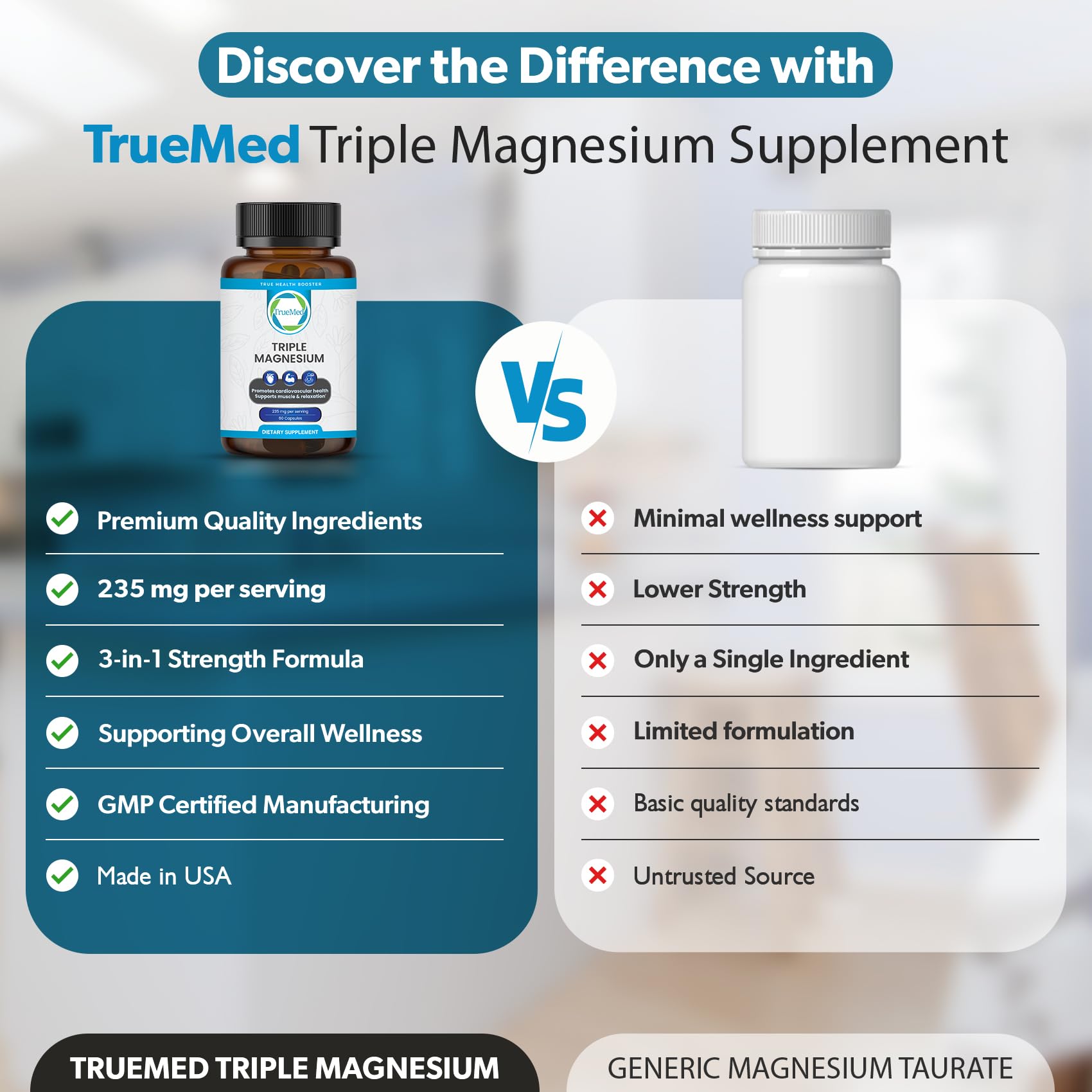 Triple Magnesium Complex for stress relief