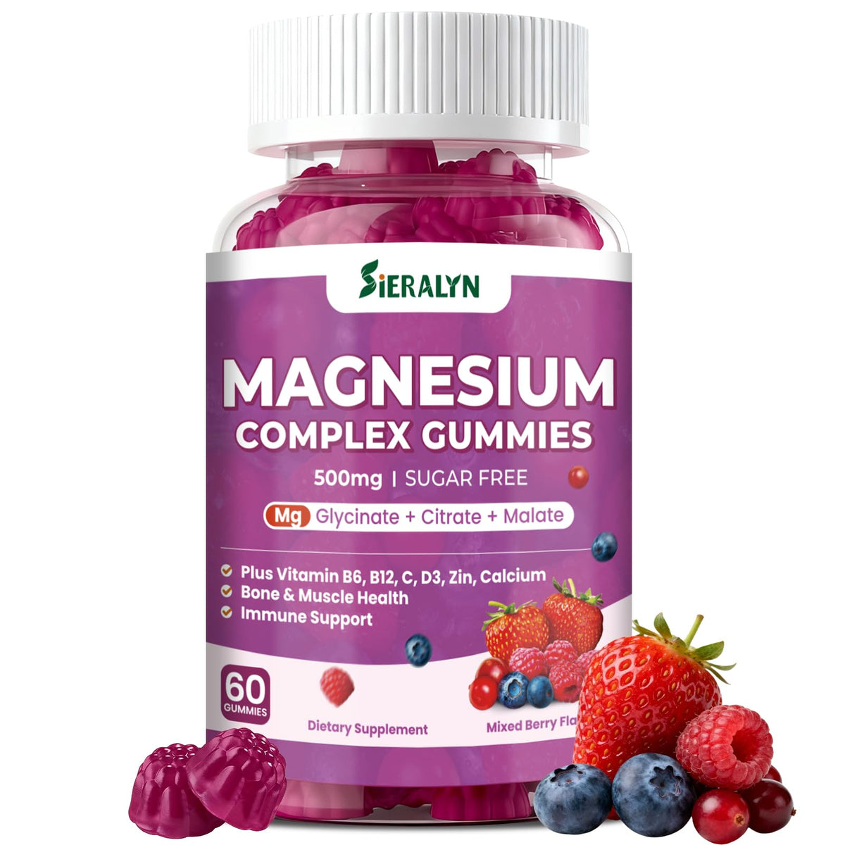 Triple Magnesium Complex gummies for relaxation