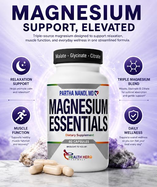 Triple magnesium for muscle relaxation