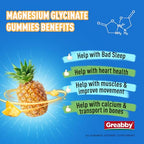 Triple magnesium gummies with glycinate blend