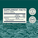 Triple magnesium supplement for daily wellness