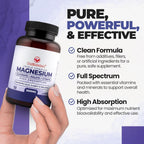 Triple magnesium supplement for daily wellness