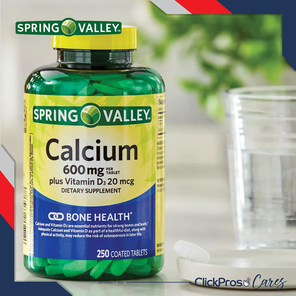 Triple pack calcium for long-lasting supply