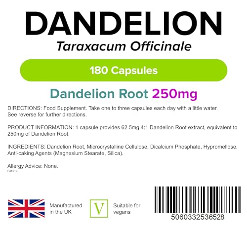 triple pack dandelion root capsules