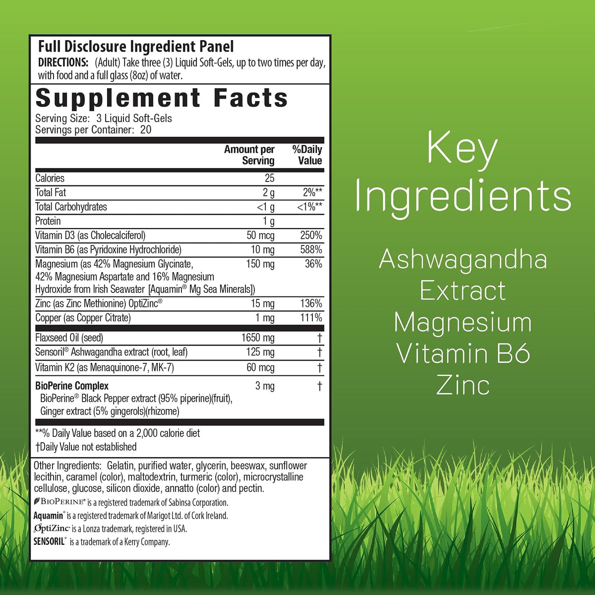 Triple source magnesium for muscle support