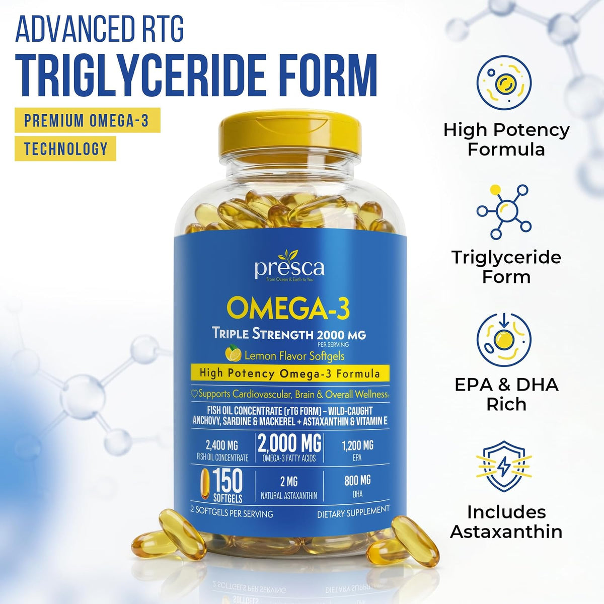 Triple Strength fish oil for joint support