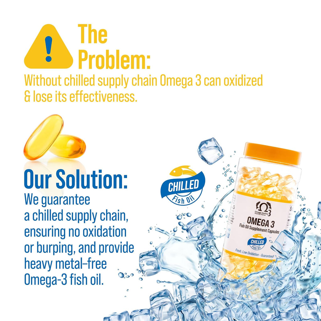 Triple strength fish oil for joint support