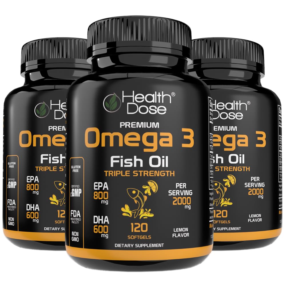 triple strength fish oil softgels