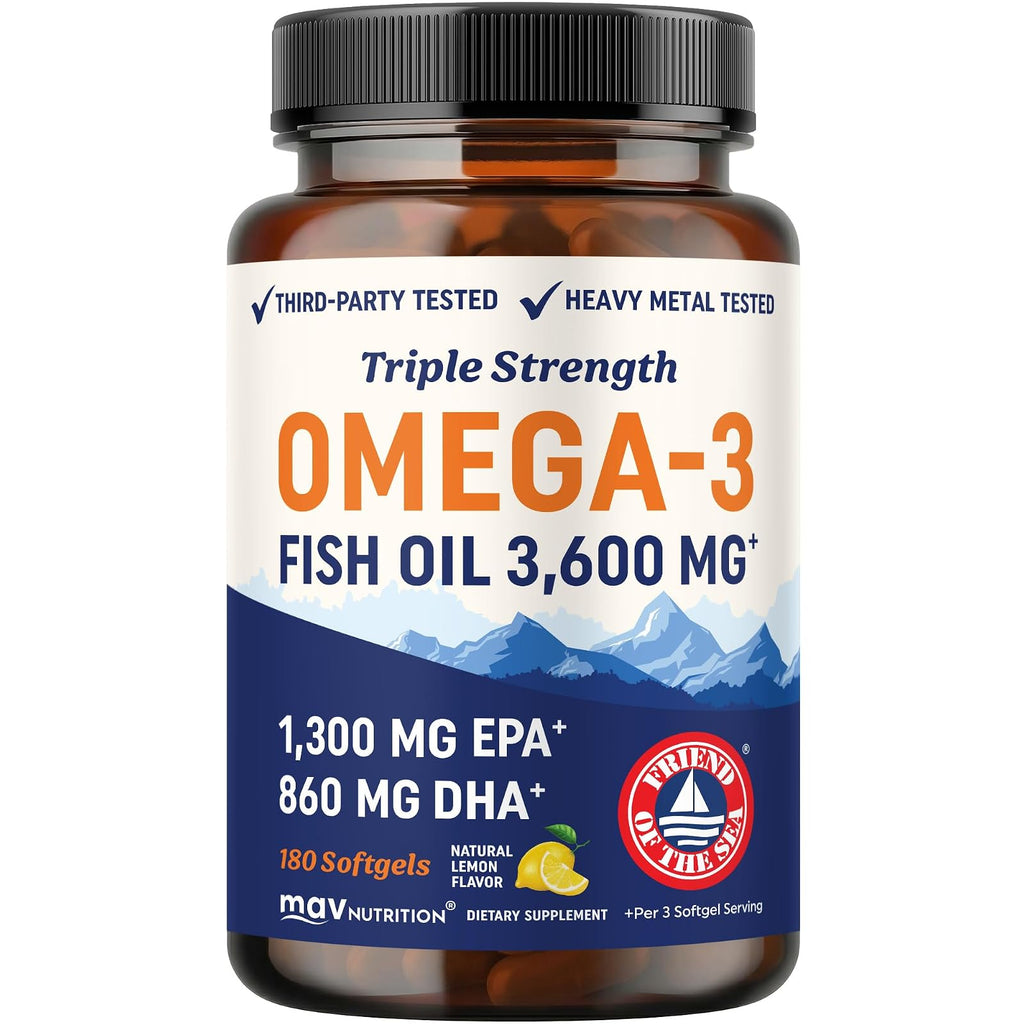 triple strength fish oil softgels