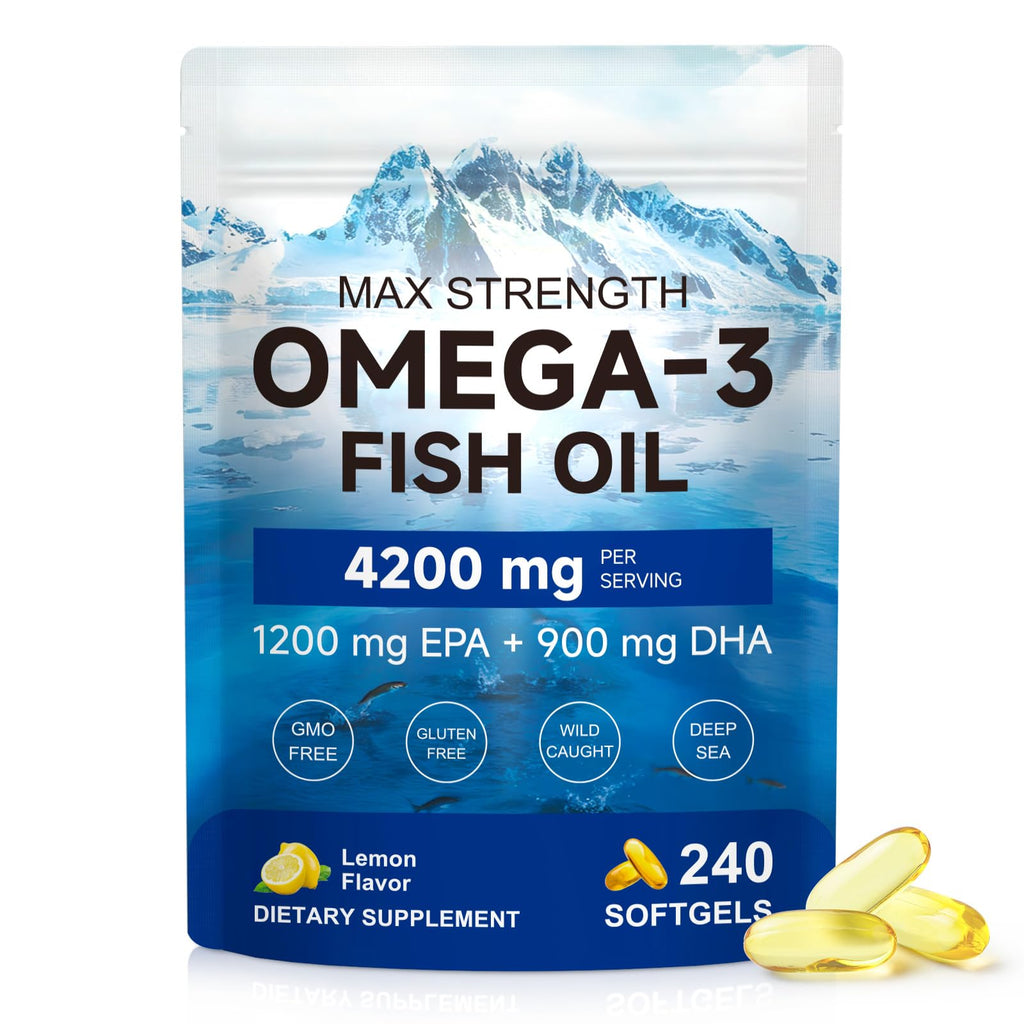 Triple Strength fish oil softgels