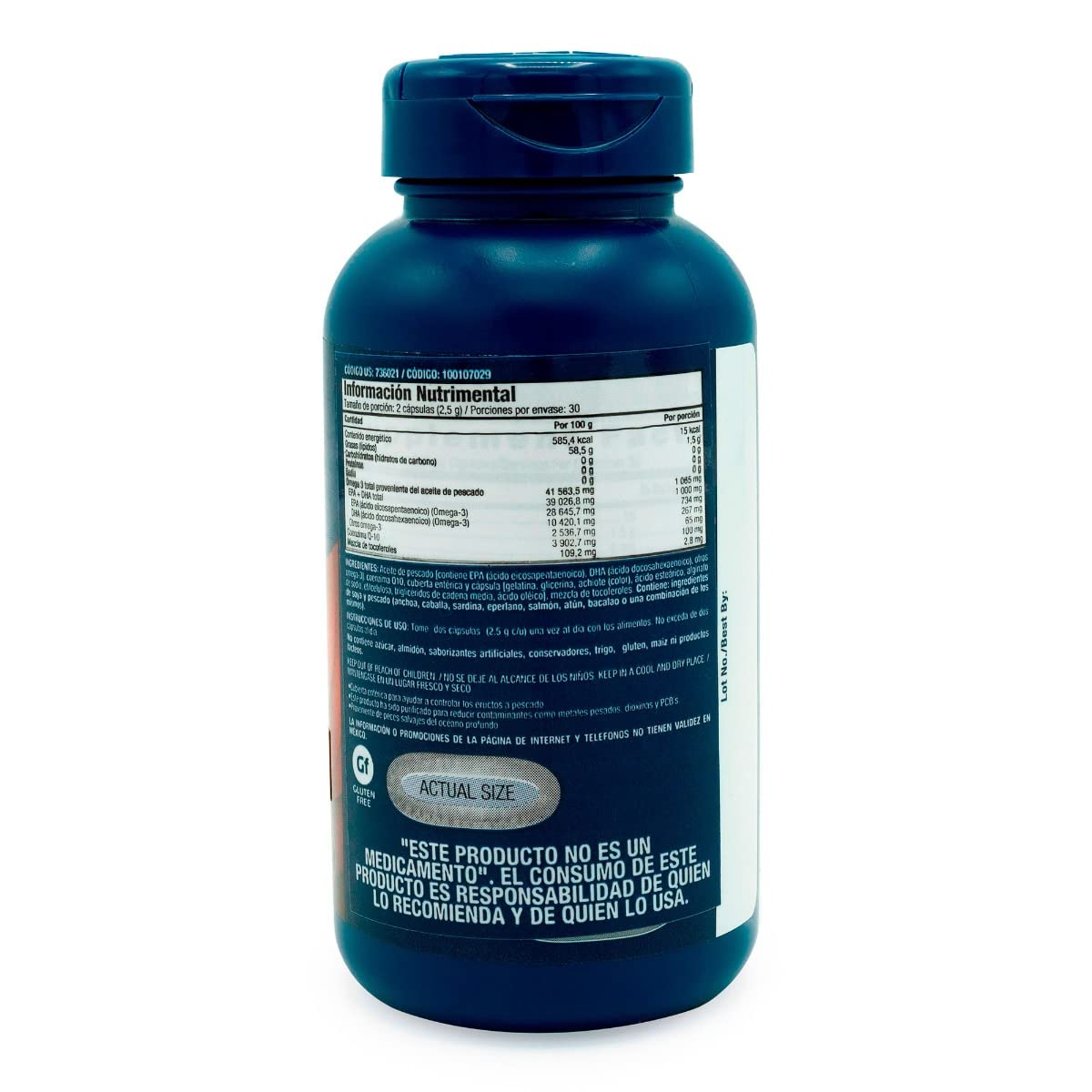 Triple strength fish oil with CoQ10