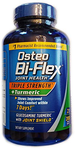 Triple strength glucosamine supplement tablets