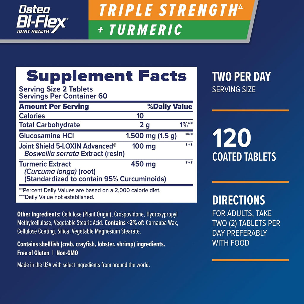 triple strength glucosamine with turmeric