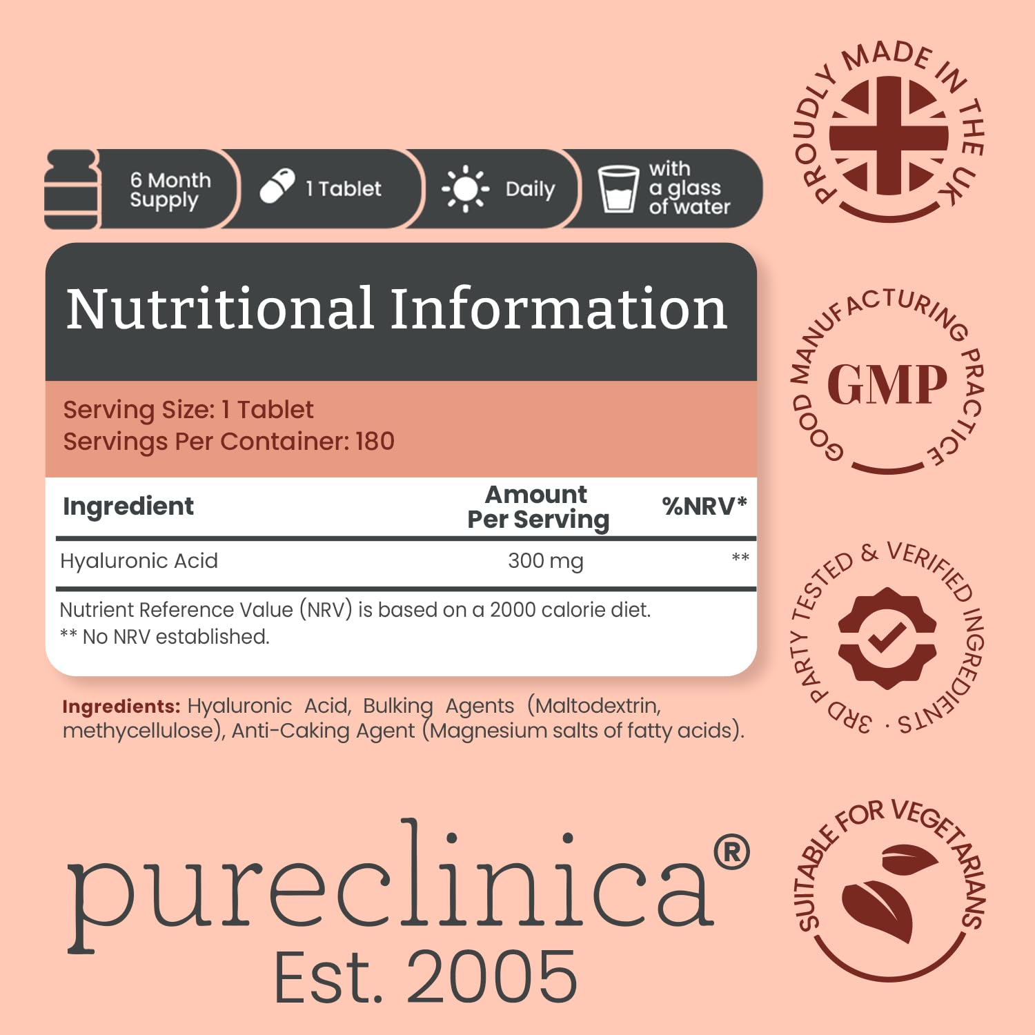 triple strength hyaluronic acid tablets