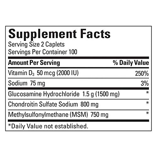 TripleFlex chondroitin joint support formula