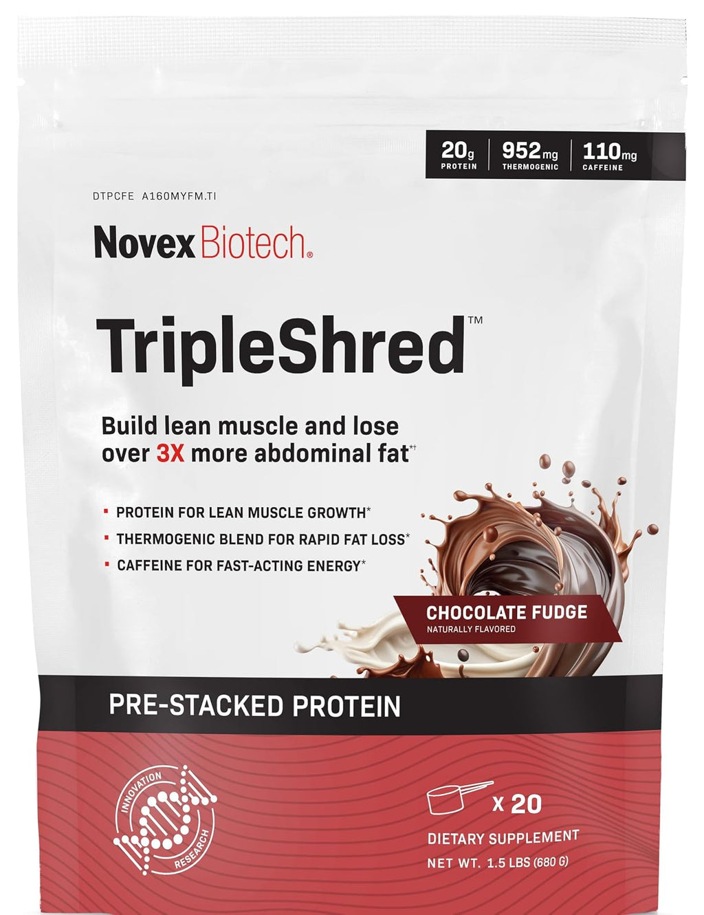 TripleShred fat burning protein powder