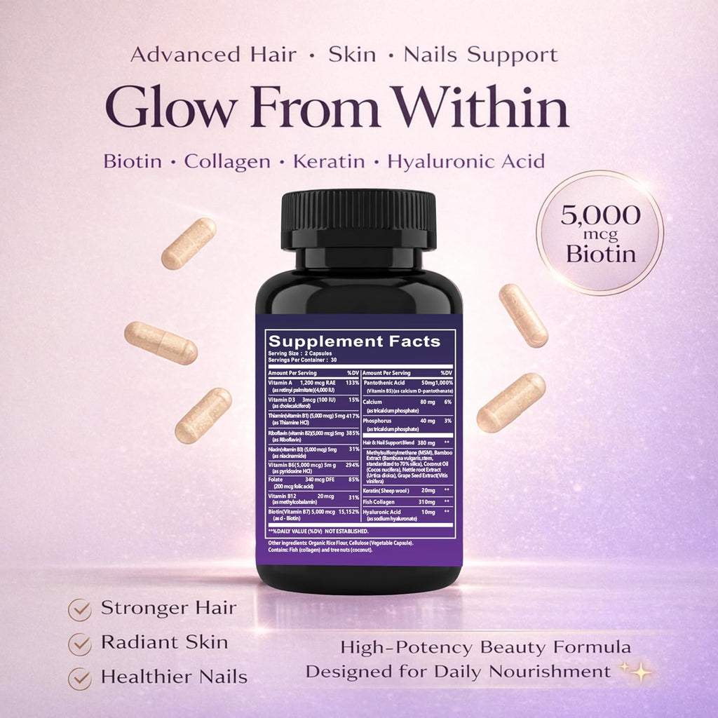 Trisundi biotin for skin health