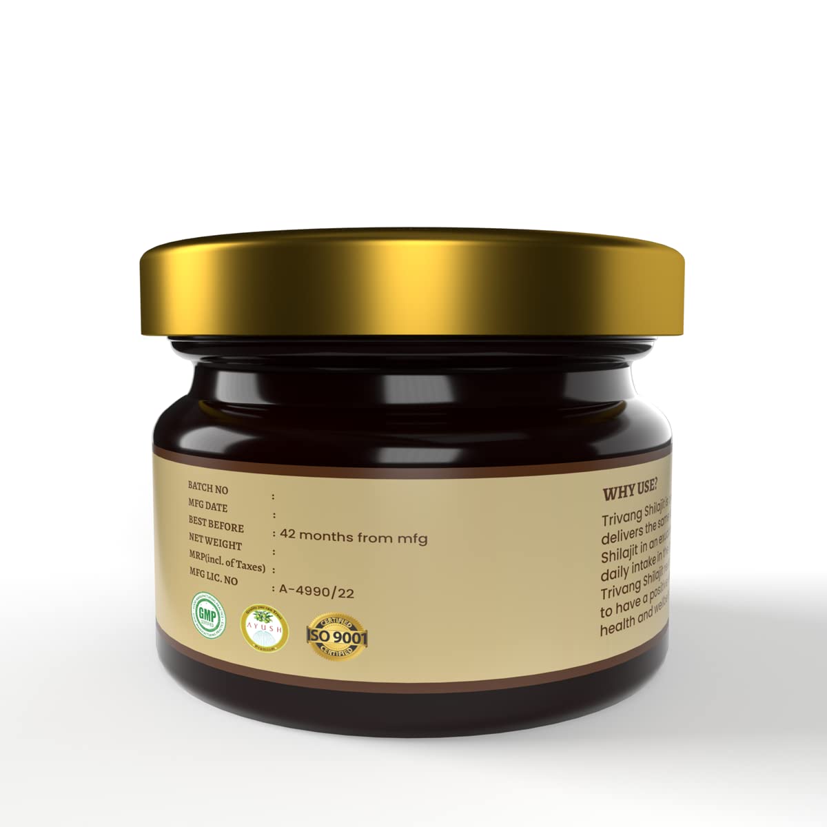 Trivang shilajit for enhanced wellness