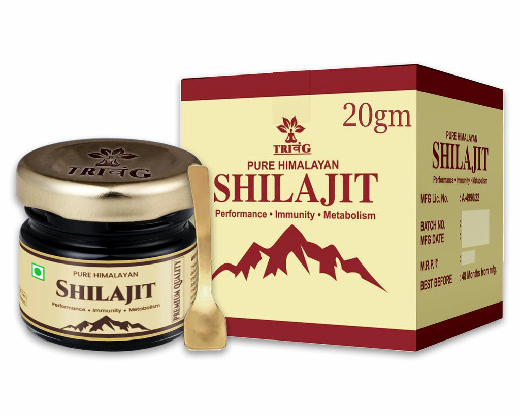 Trivang shilajit resin for health