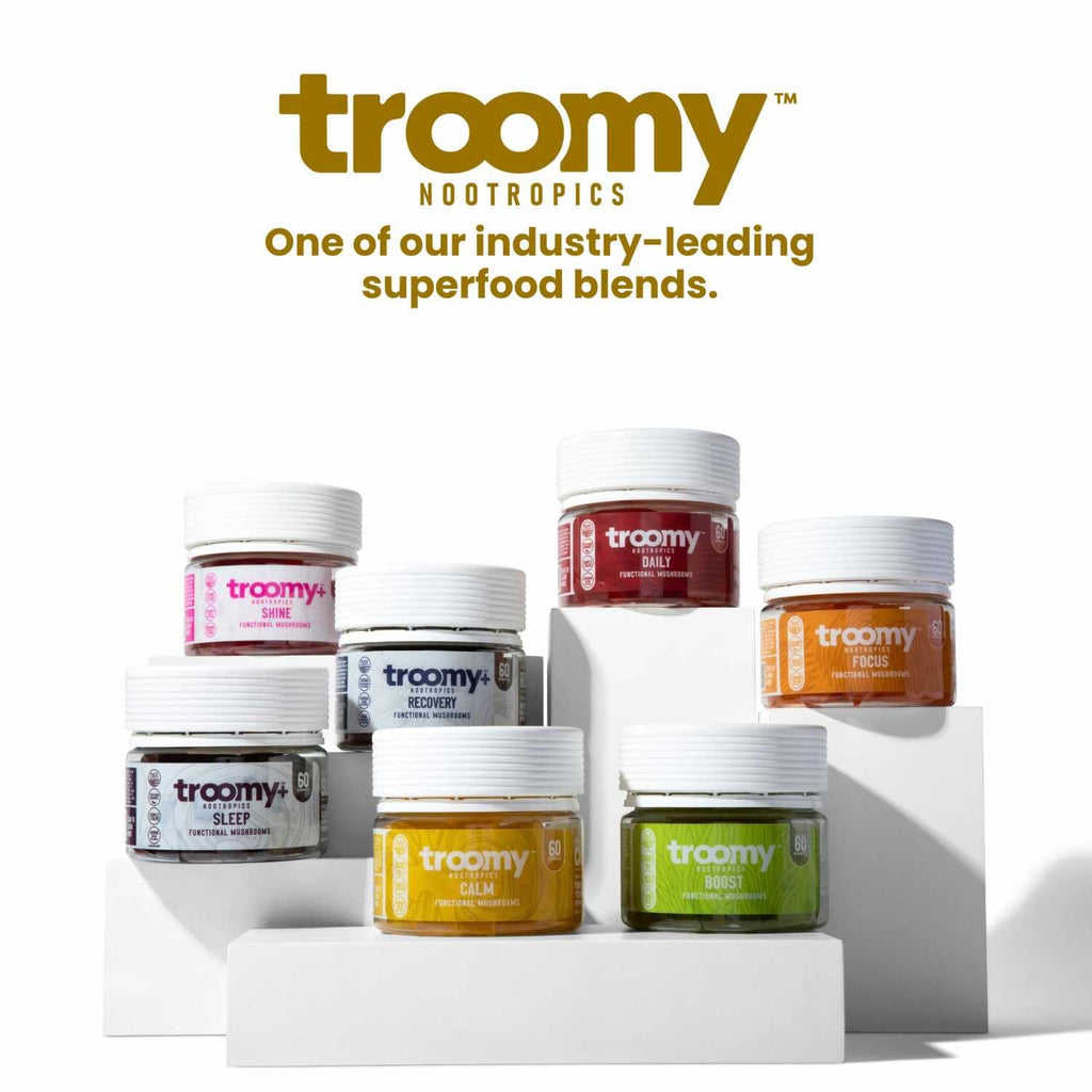 Troomy Calm mushroom dietary supplement