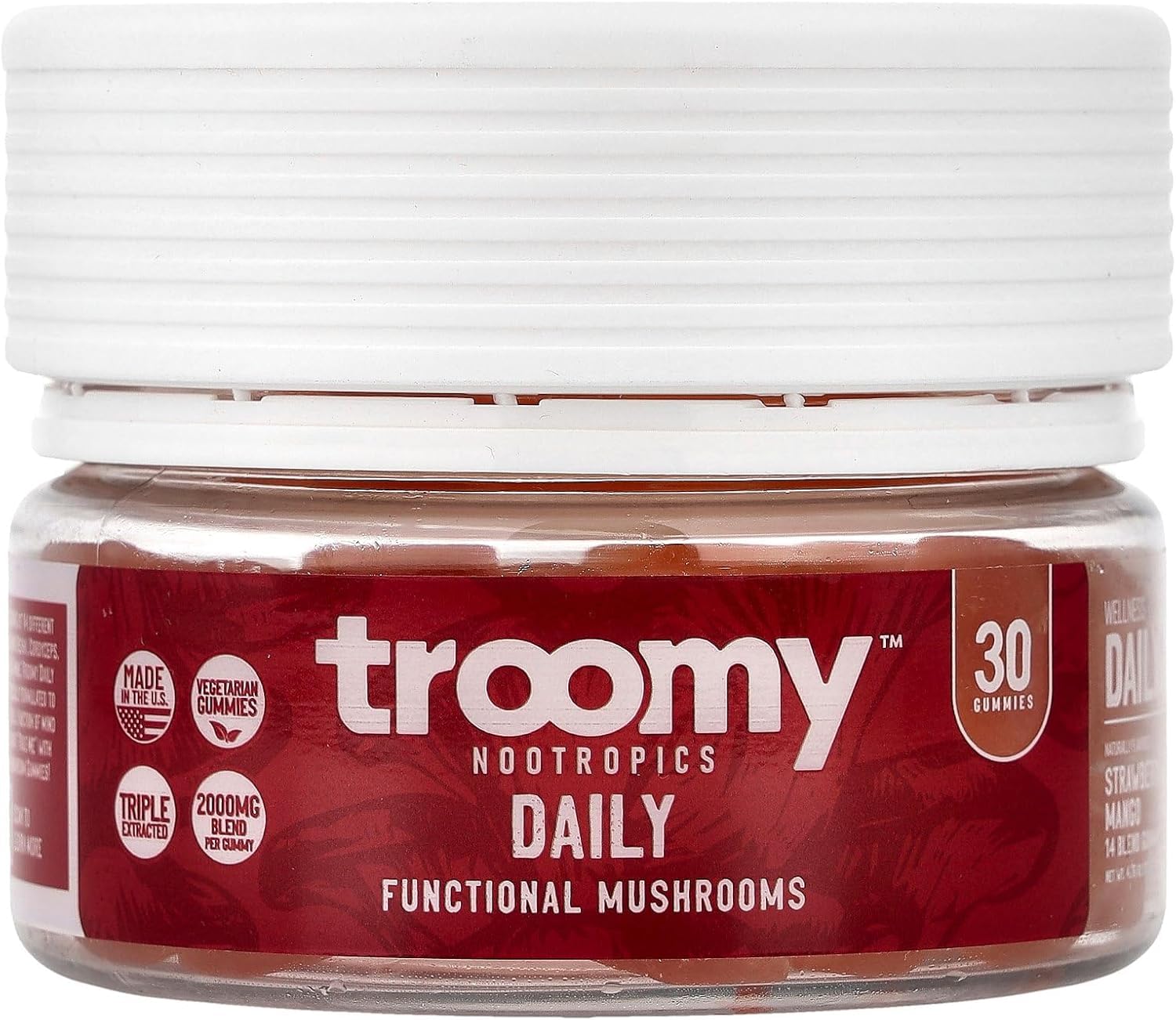 Troomy Daily mushroom gummies benefits