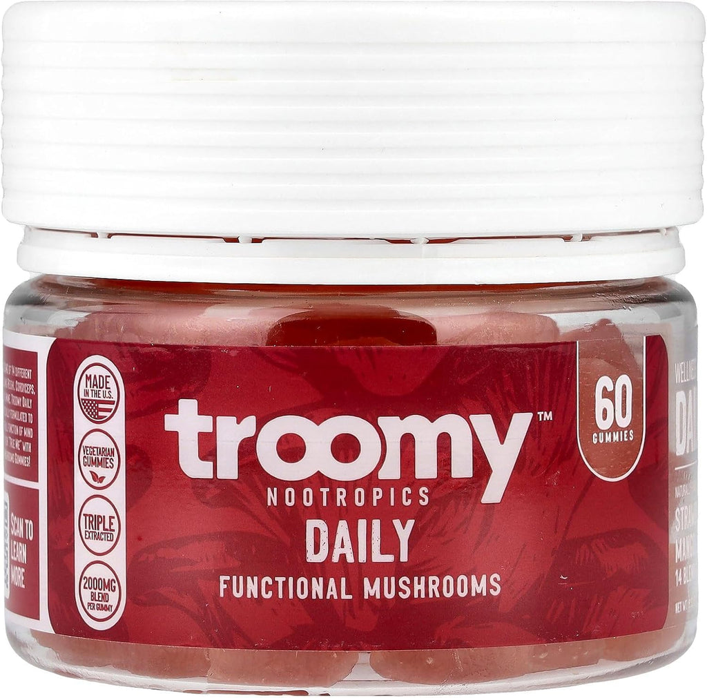 Troomy mushroom blends gummy supplements