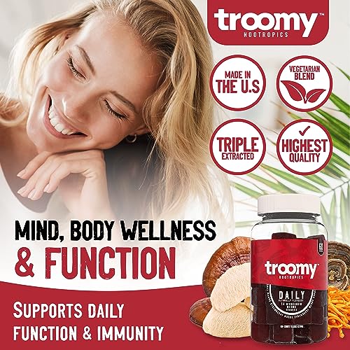 Troomy mushrooms for stress relief