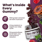 Troomy sleep support melatonin gummies