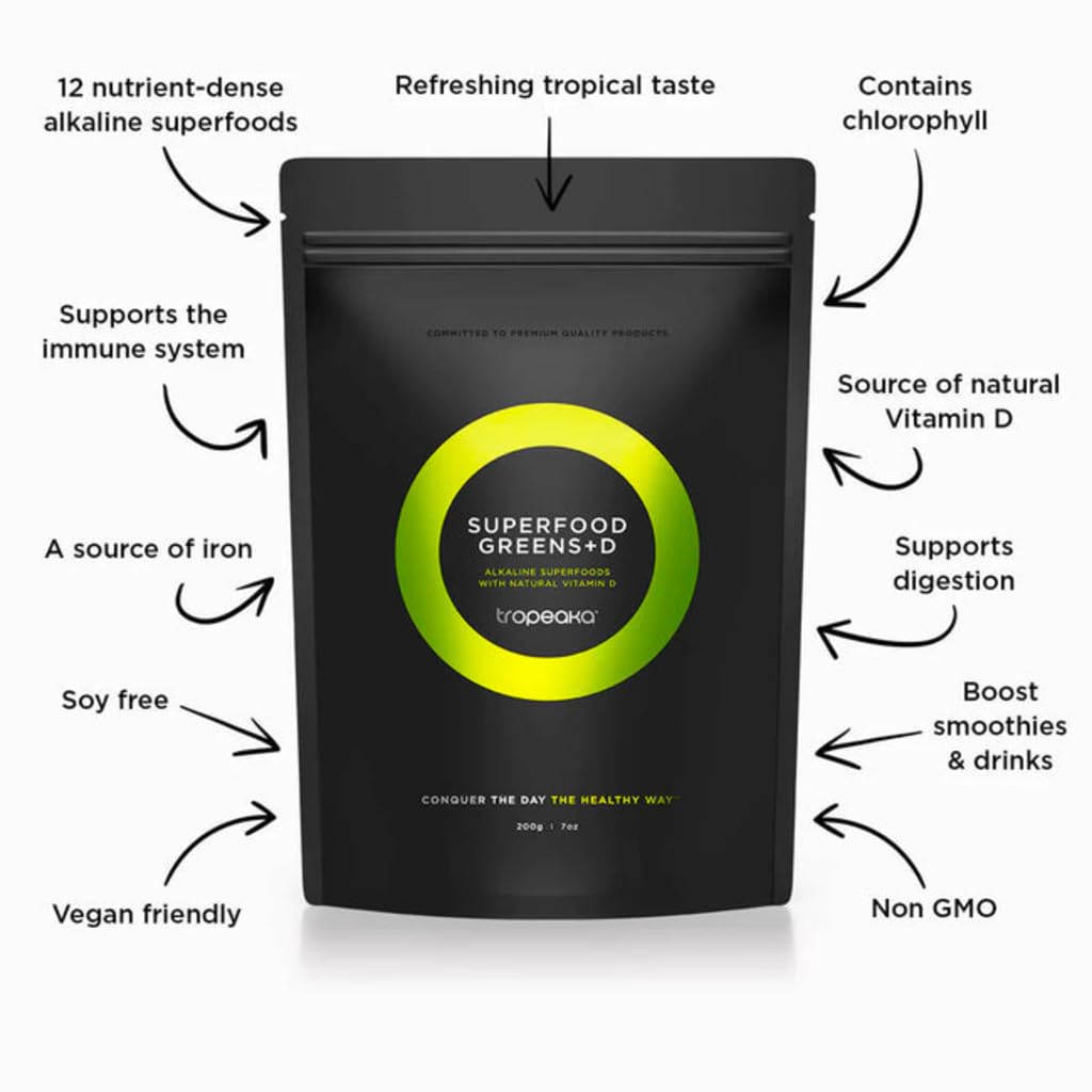 Tropeaka Superfood Greens for daily energy