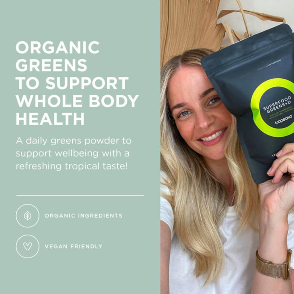 Tropeaka Superfood Greens vegan multivitamins