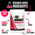 tropical candy flavour pre-workout supplement