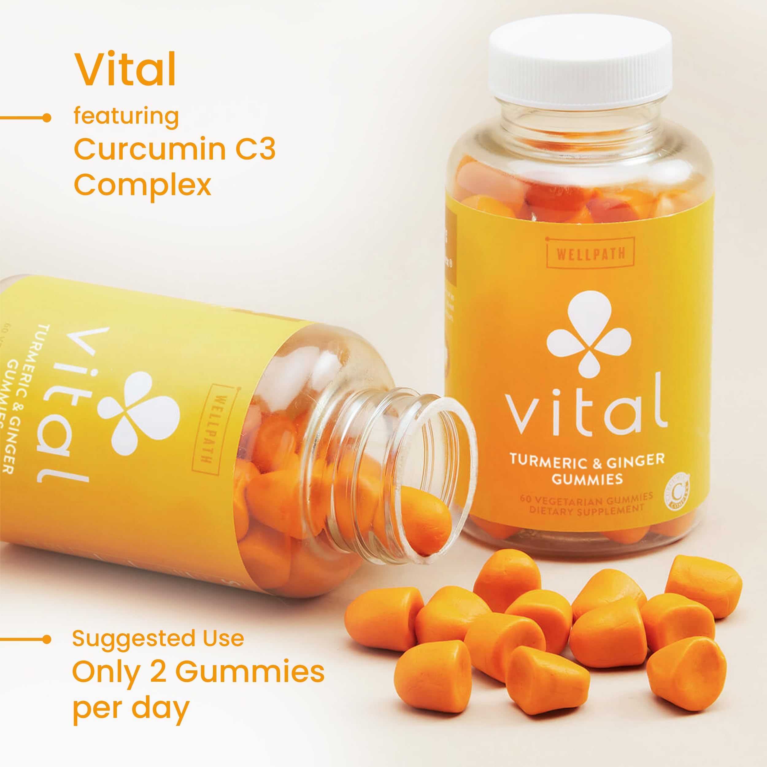 tropical flavor turmeric gummies