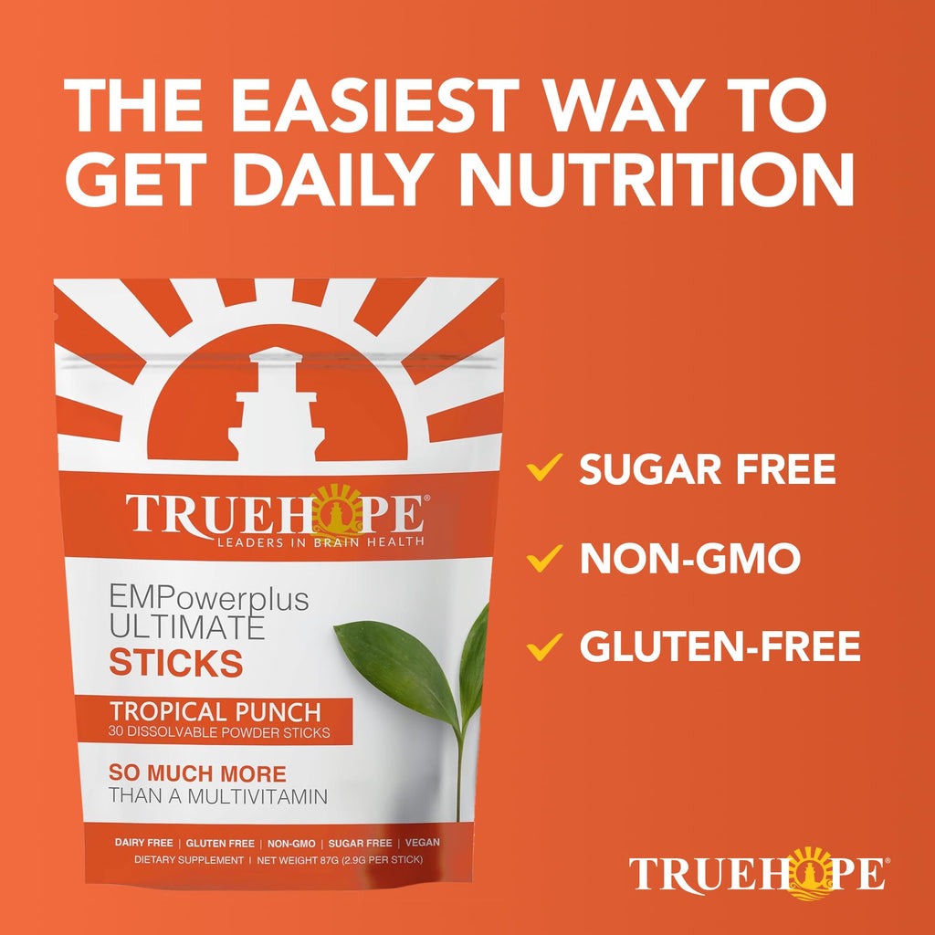 Tropical flavour blended vitamin pouches