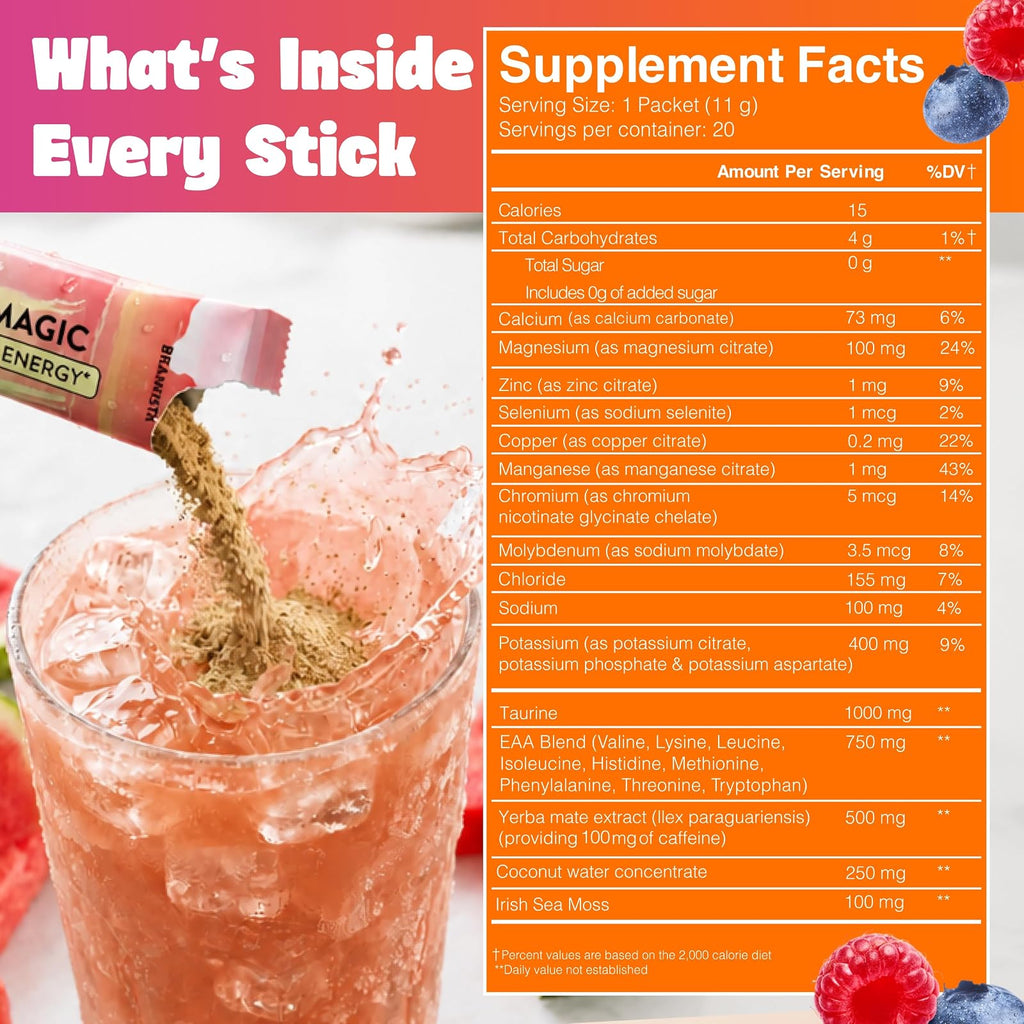tropical flavour electrolyte drink mix