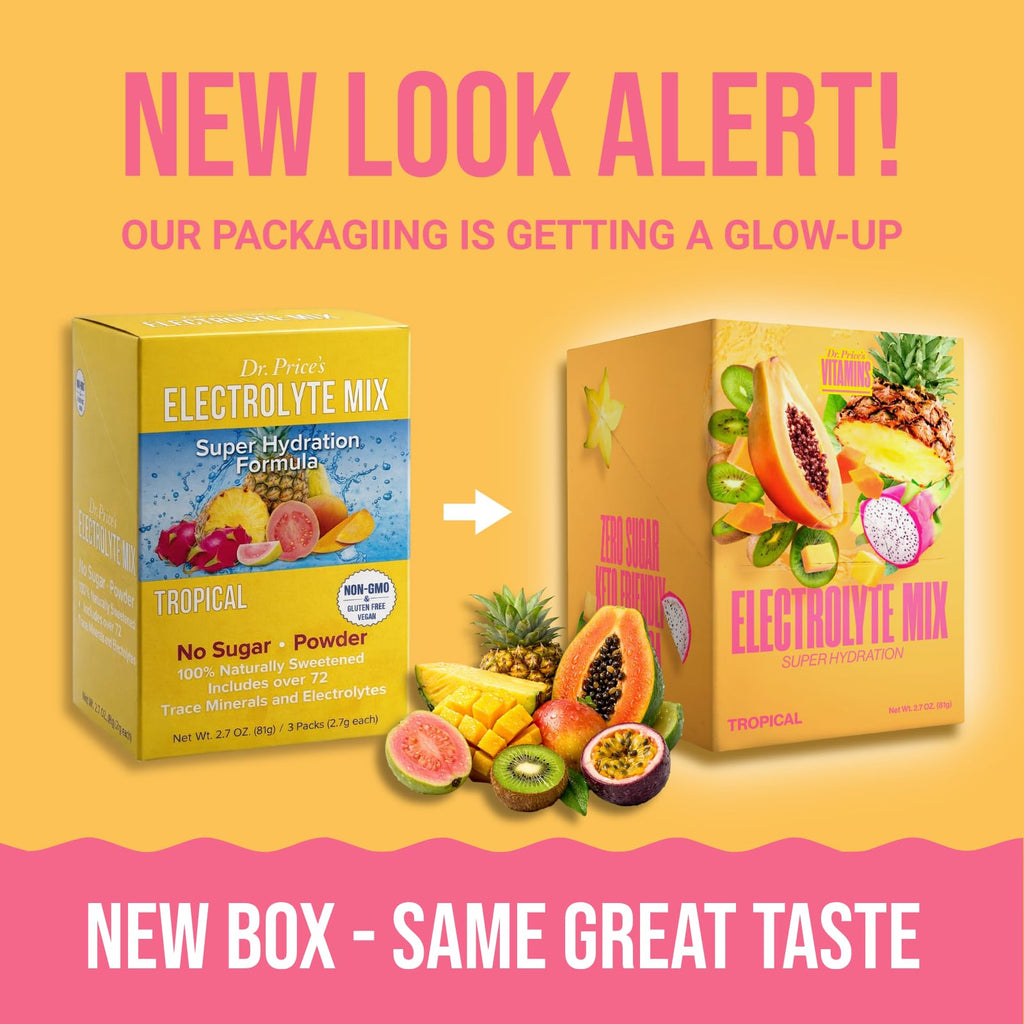 tropical flavour electrolyte powder
