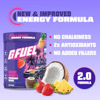 tropical flavour energy drink powder