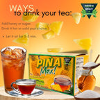 Tropical flavour herbal tea blend