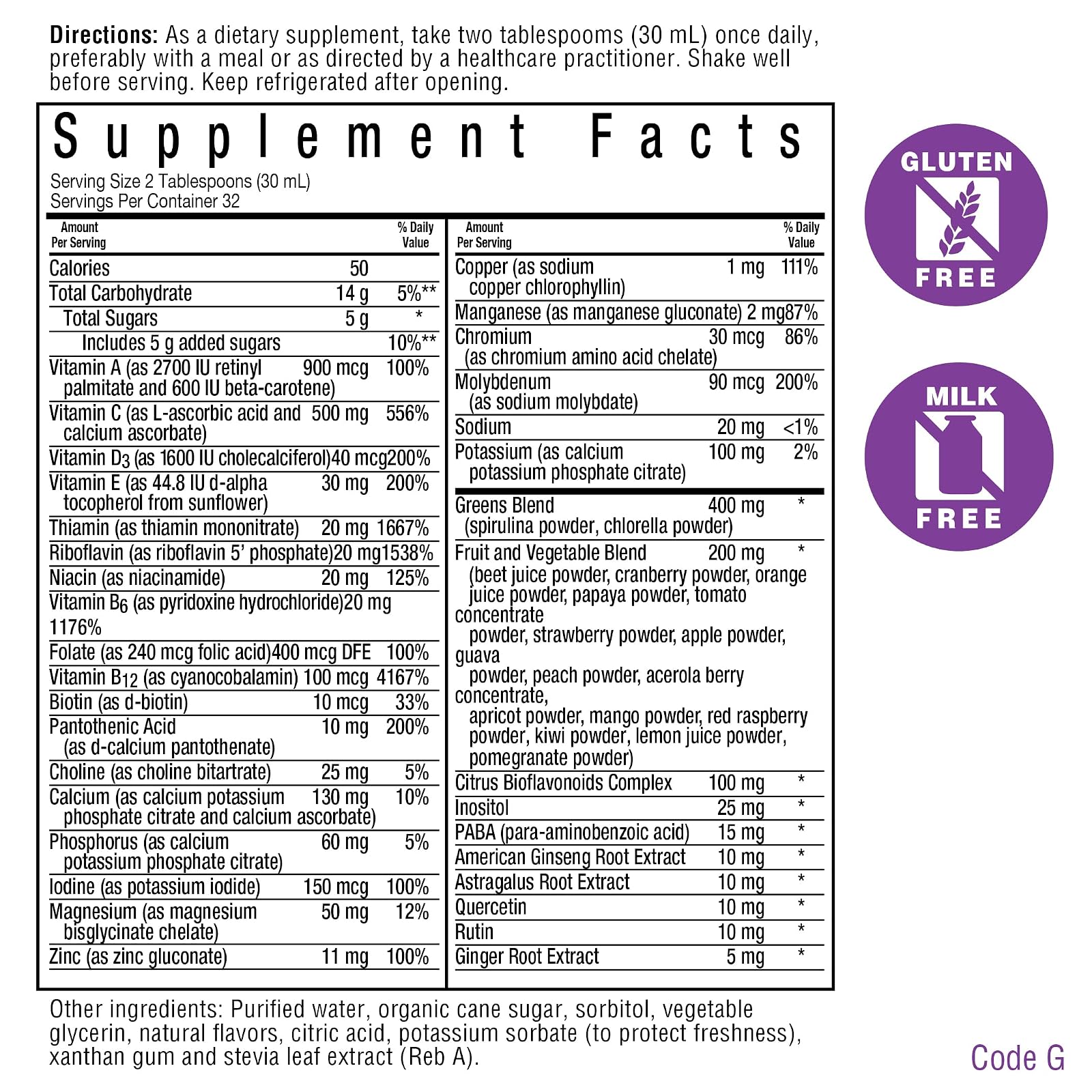 Tropical flavour kids multivitamin option