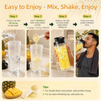 tropical flavour protein supplement drink
