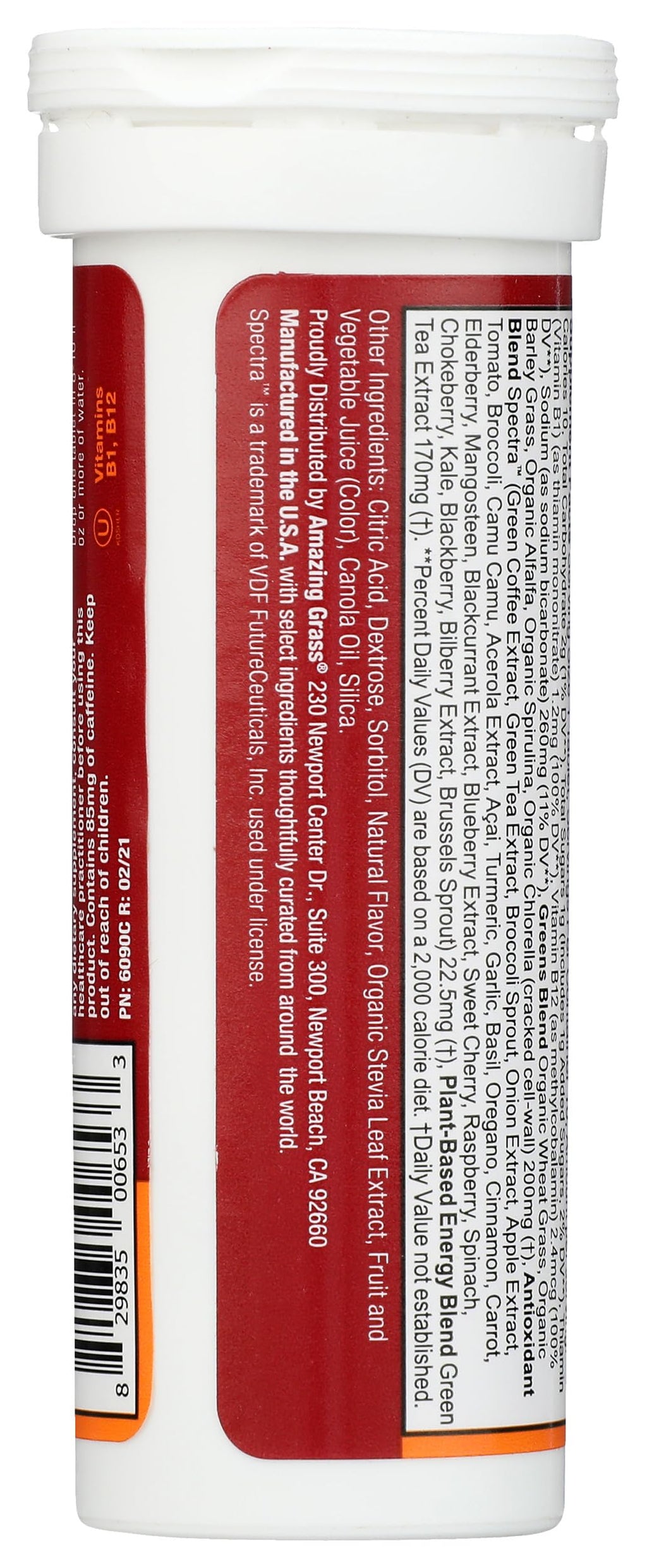 tropical flavour vitamin supplements