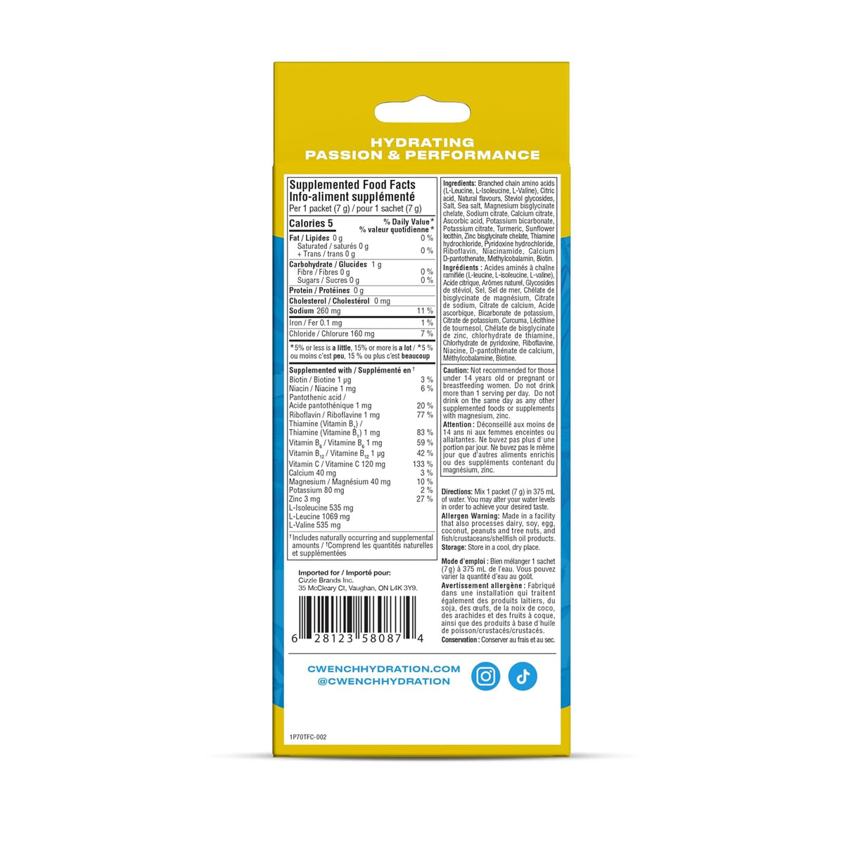 Tropical Flow electrolyte powder for athletes
