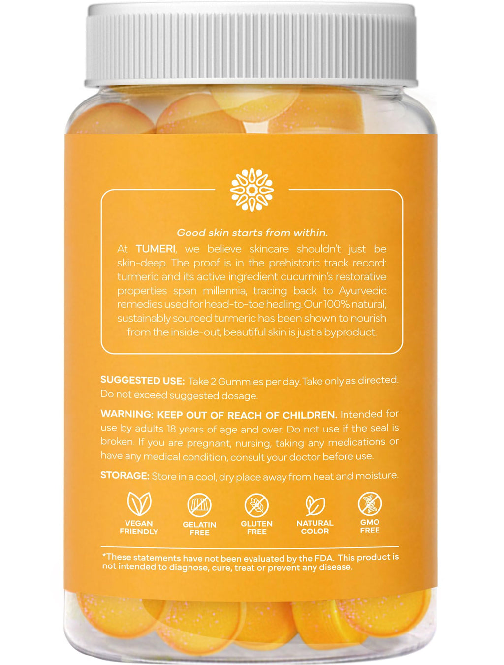 tropical fruit flavored turmeric gummies